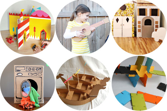 diy-cardboard-earth-day-round-up1 - artesanato.com